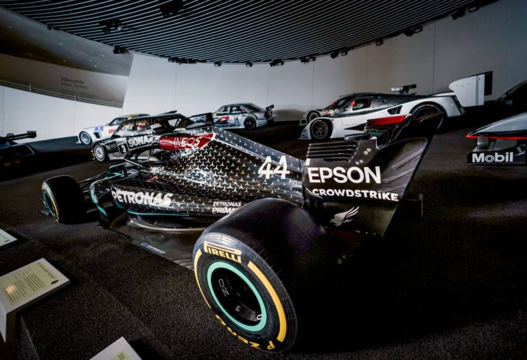 All Seven Championship-Winning Lewis Hamilton Cars on Display at the ...