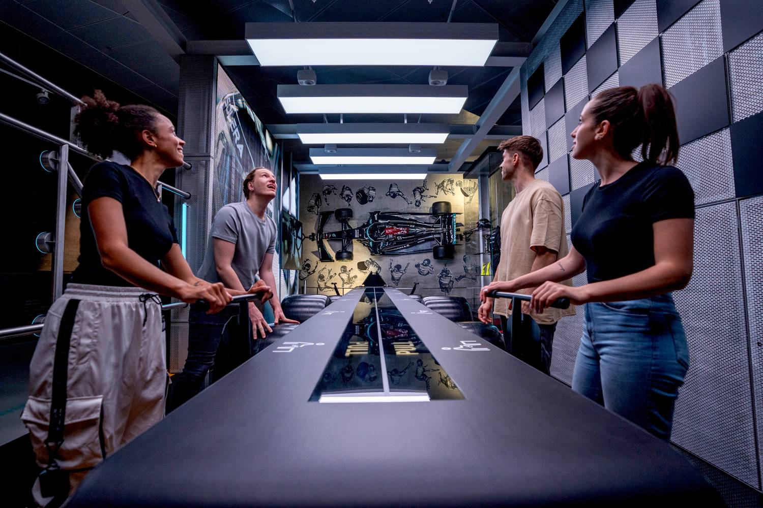 Experience Formula One Thrills at the 'Pit Stop' in the Mercedes-Benz ...